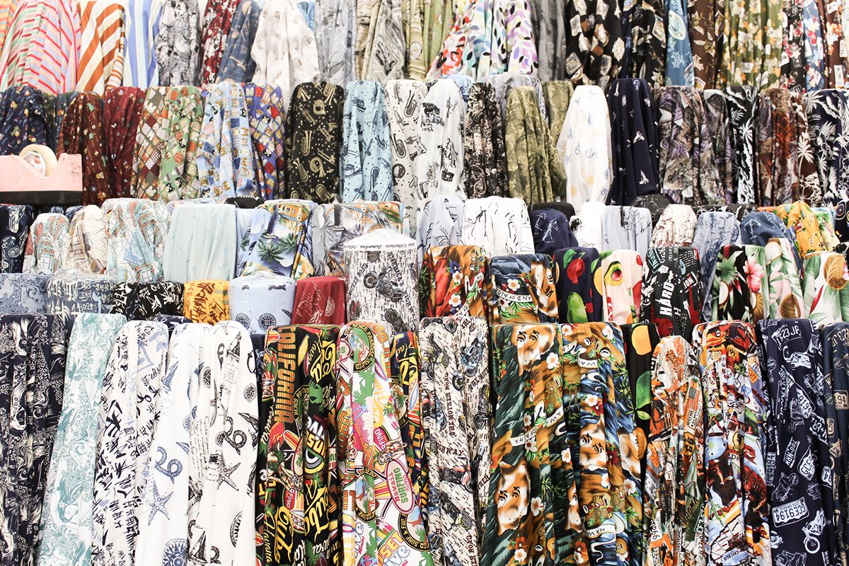 MIDORI FABRIC at Chinaworld Phahurat Bangkok Thailand